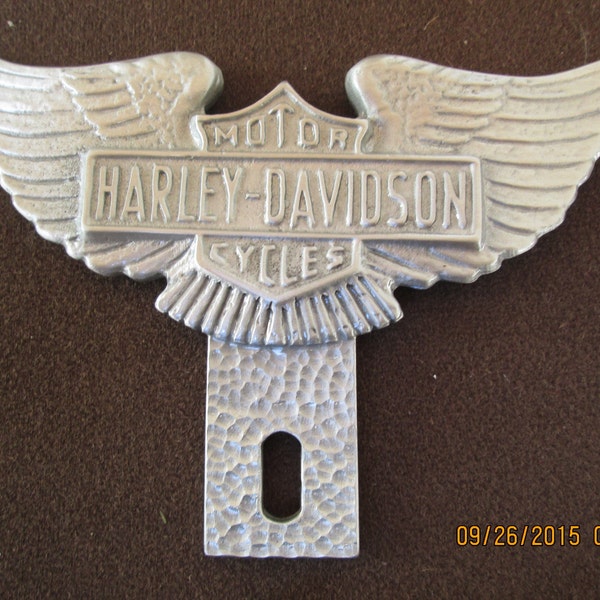 License Plate Topper Harley - Etsy