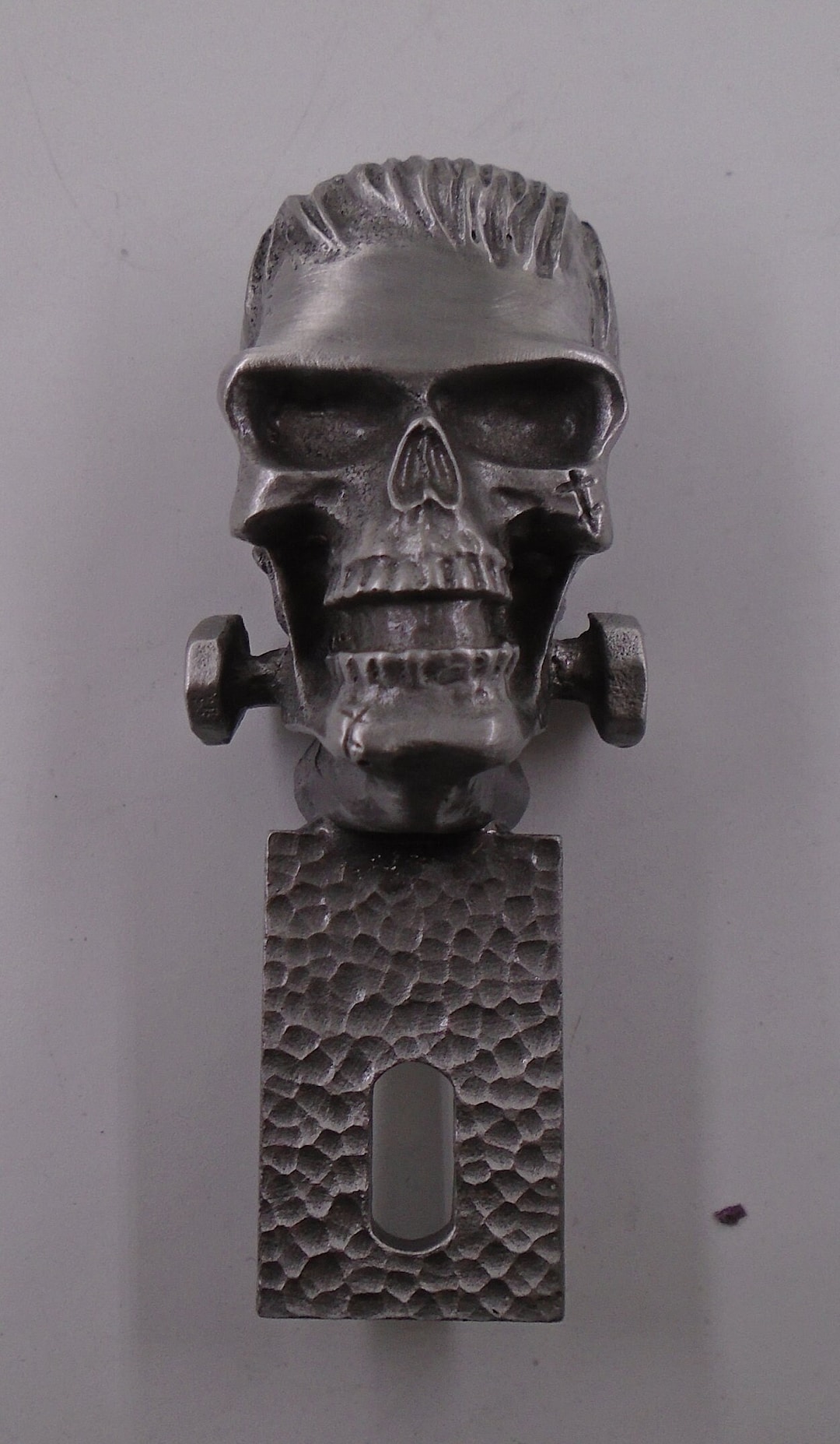 Frankenstein Skull License Plate Topper - Etsy