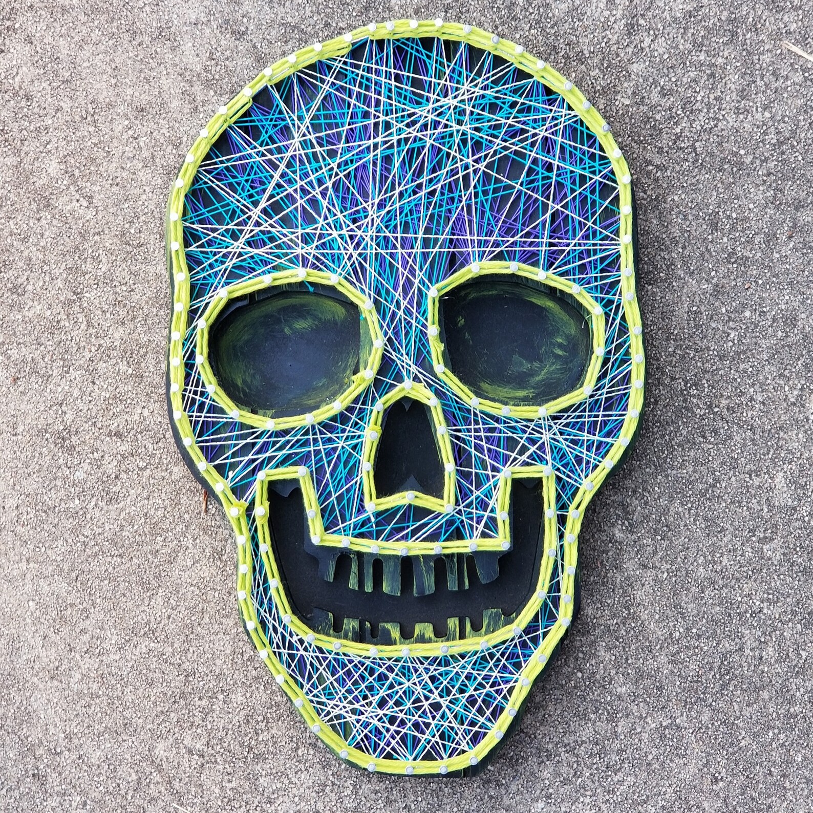 Skull String Art / Fall String Art / Made to Order or DIY | Etsy