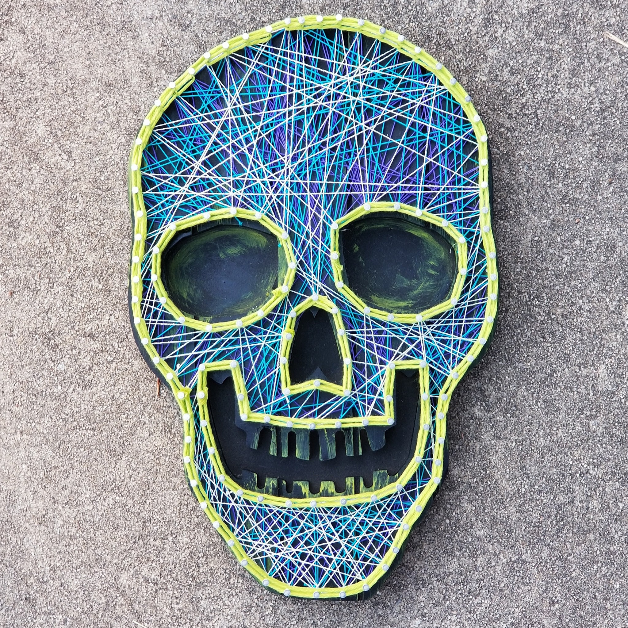 Skull String Art / Fall String Art / Made to Order or DIY | Etsy