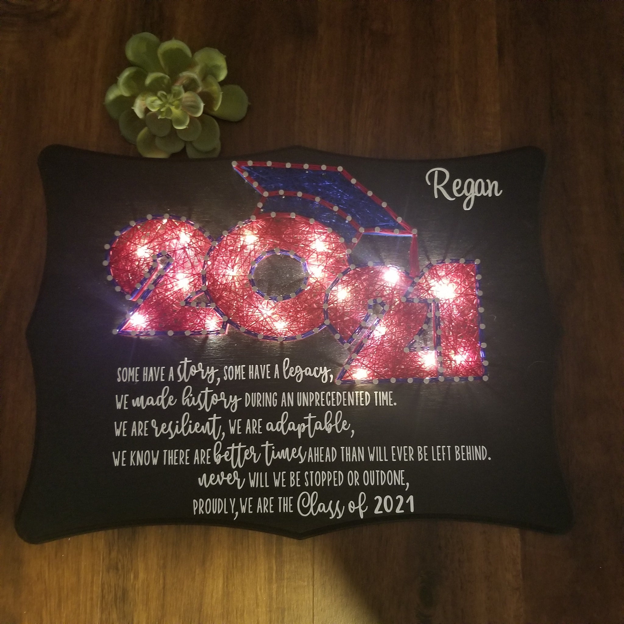 Graduation String Art / Graduation Sign / Personalized Grad | Etsy