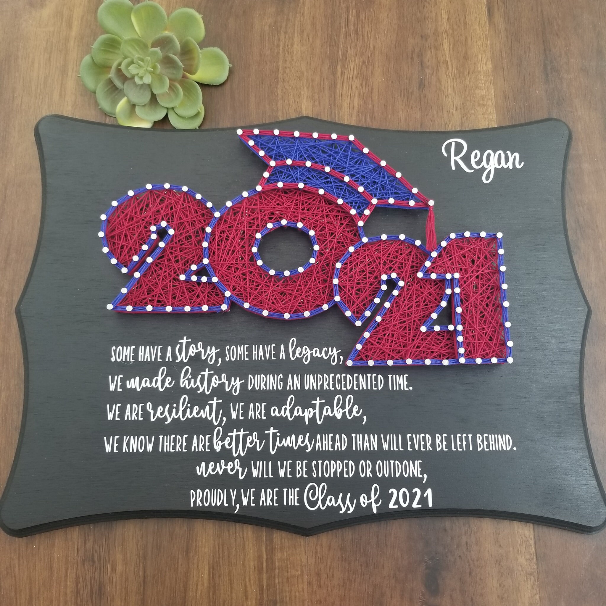 Graduation String Art / Graduation Sign / Personalized Grad | Etsy