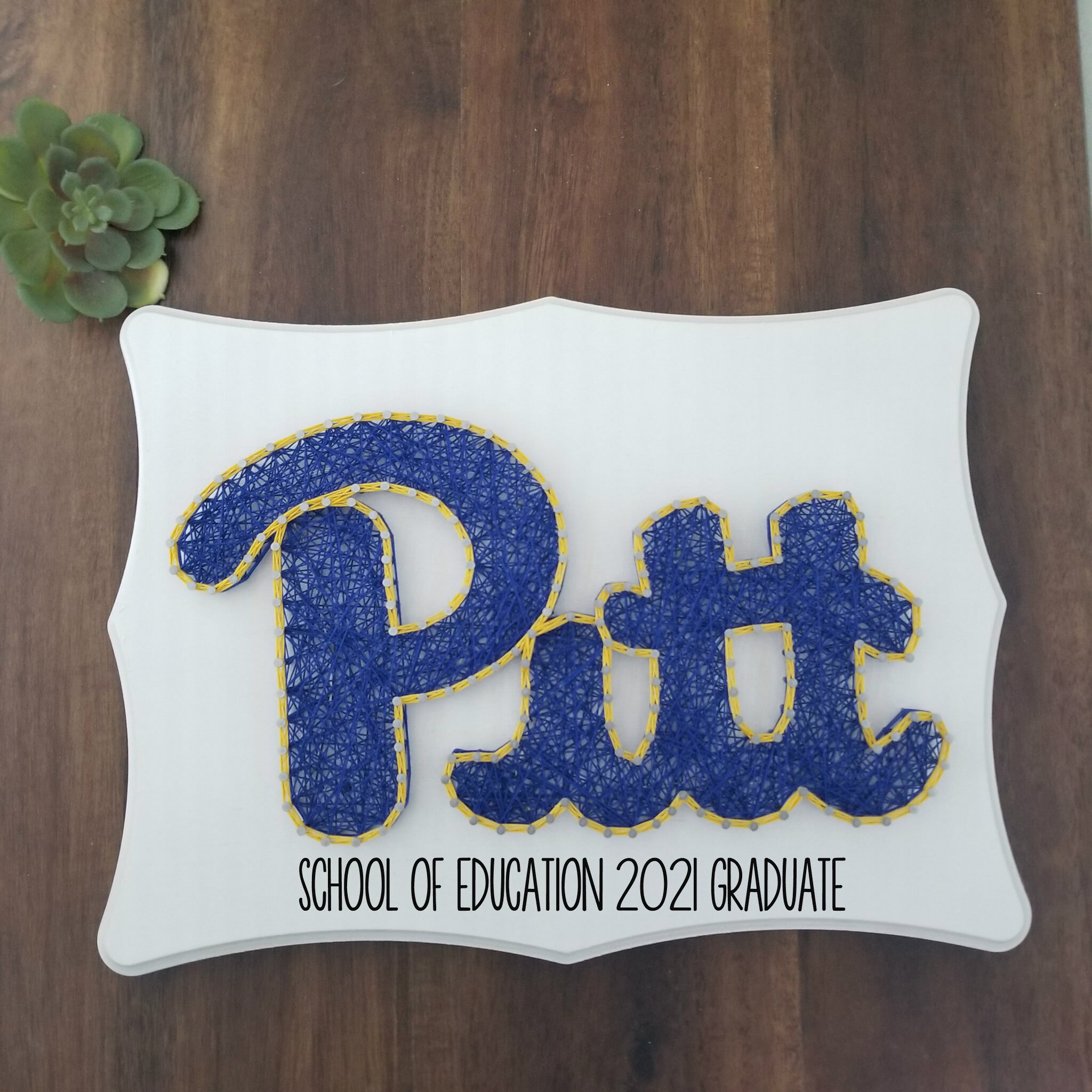 Pitt String Art Pittsburgh String Art Made to Order or DIY | Etsy