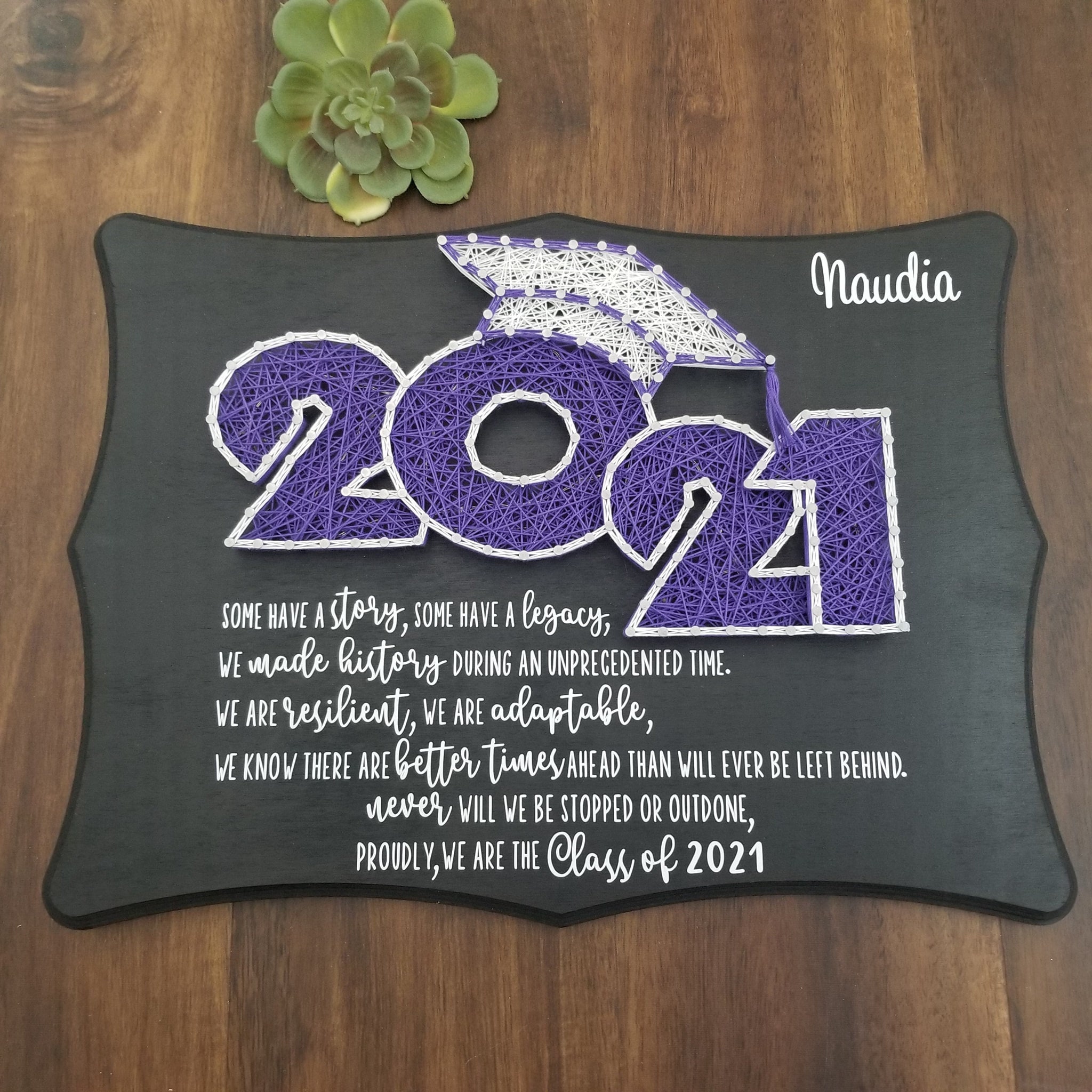 Graduation String Art / Graduation Sign / Personalized Grad | Etsy