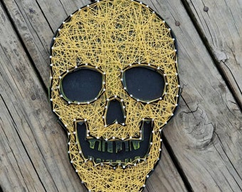 Candy Corn String Art Fall Decor Halloween Fall String - Etsy