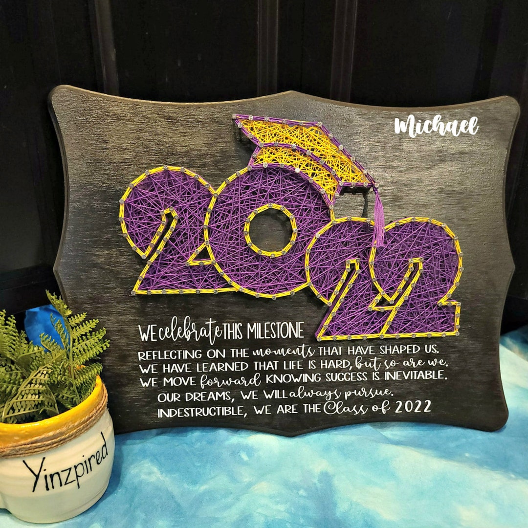 Graduation String Art / Graduation Sign / Personalized Grad - Etsy