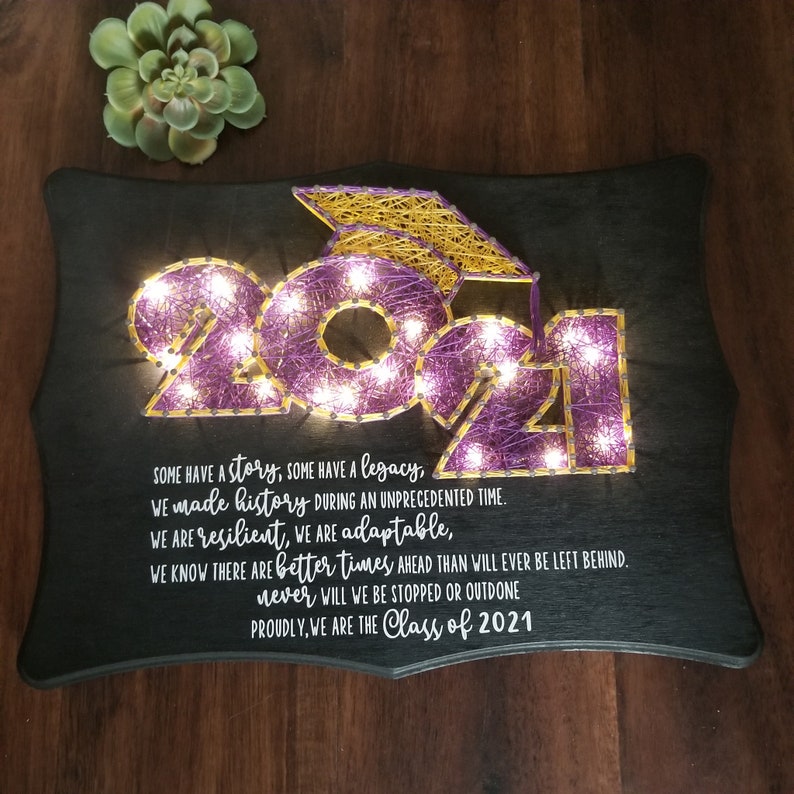 Graduation String Art / Graduation Sign / Personalized Grad | Etsy