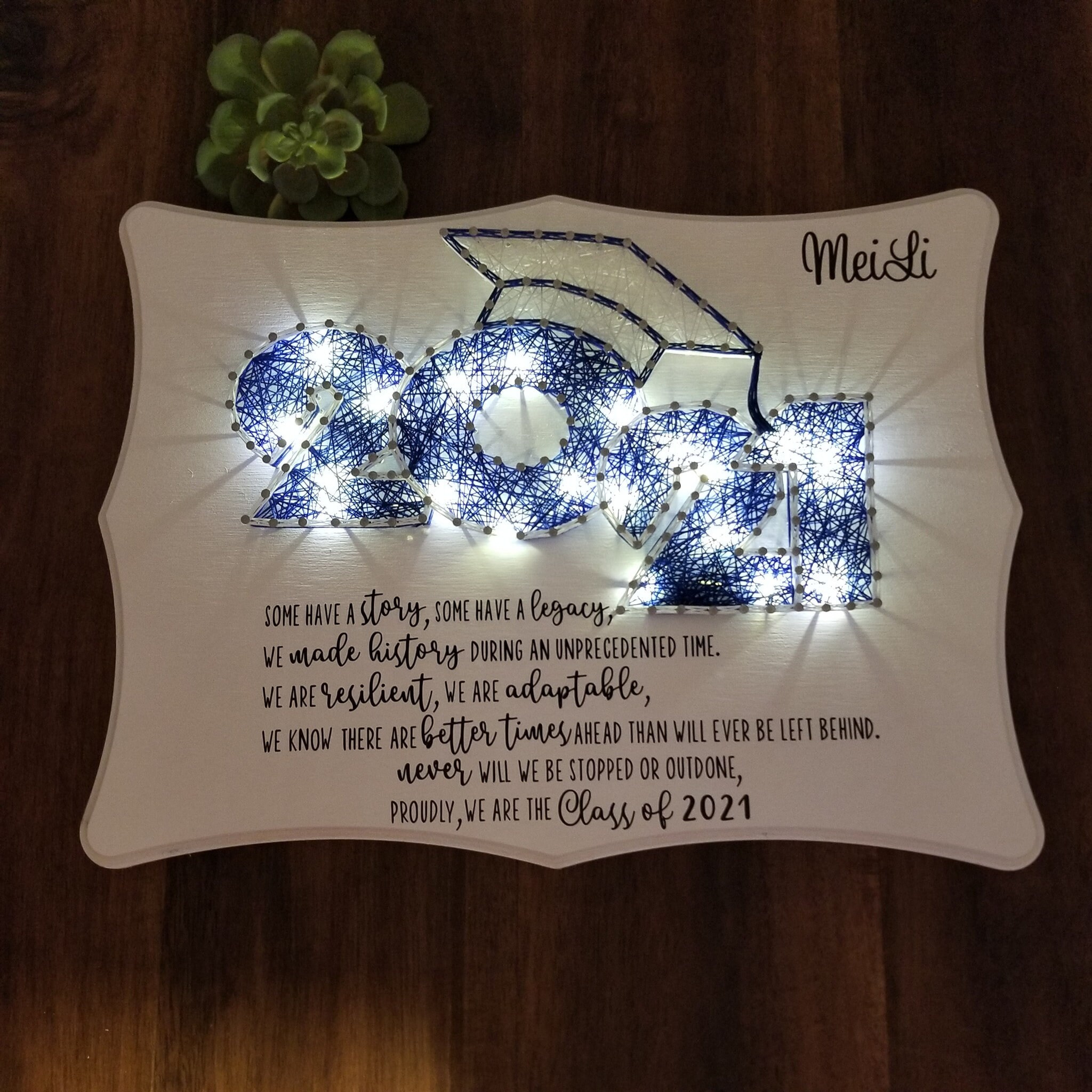 Graduation String Art / Graduation Sign / Personalized Grad | Etsy