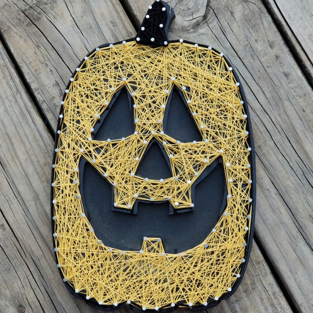 Pumpkin String Art / Fall String Art / Made to Order or DIY - Etsy