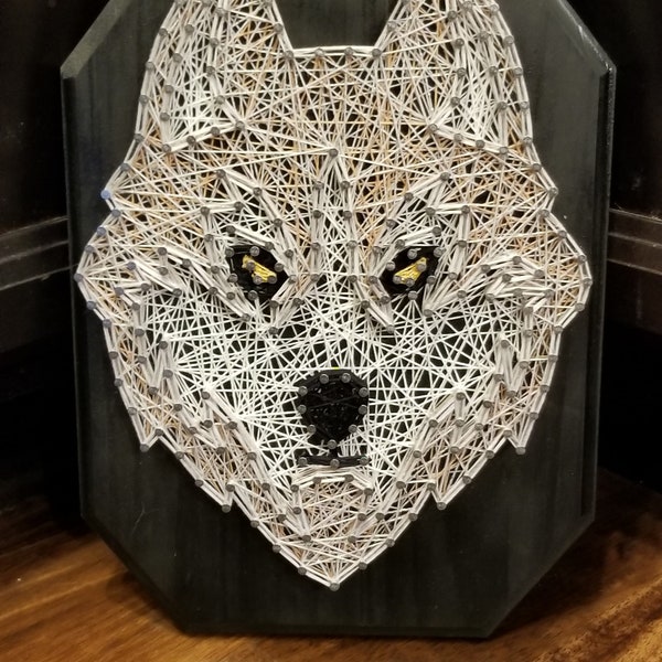 String Art Wolf - Etsy