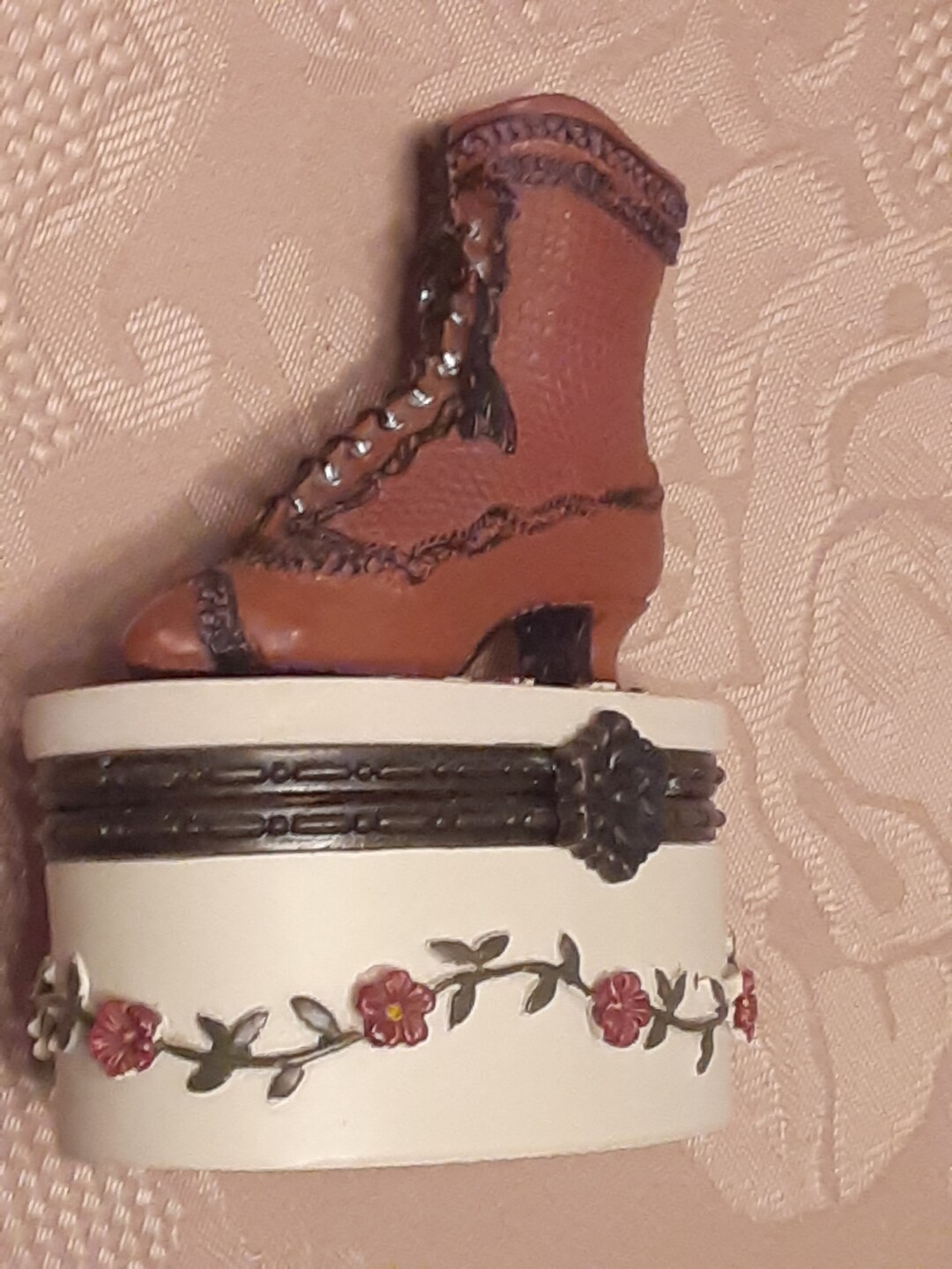 Victorian Boot Pill Box - Etsy