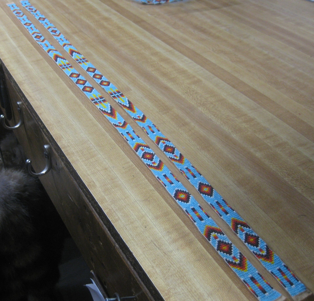 Beaded Strips Bead Work, Craft, Non-native, Sew On, 35x3/4 - Etsy
