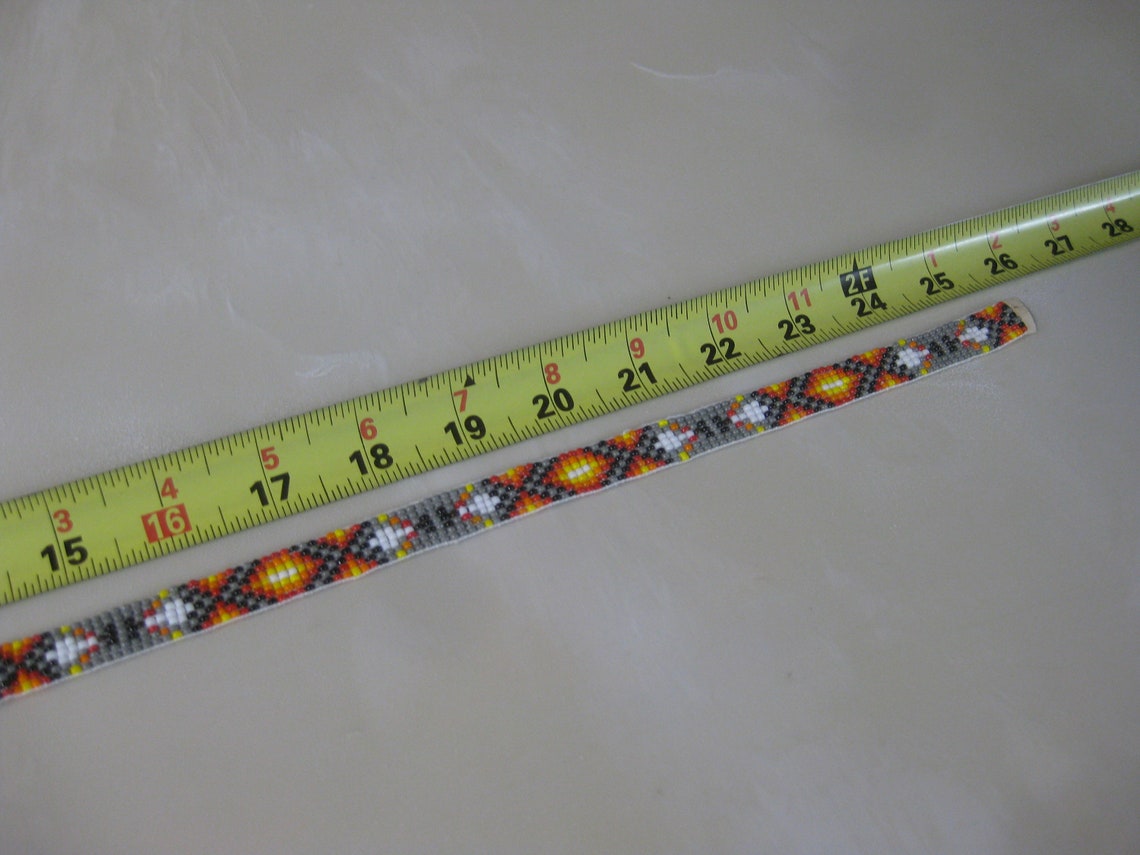 Beaded Strips - Bead Work, Craft, Non-native, Sew On, 25+" X 1/2" - Etsy