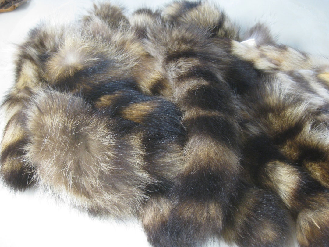 Raccoon Tails - Tail Only or With a Keychain - Etsy