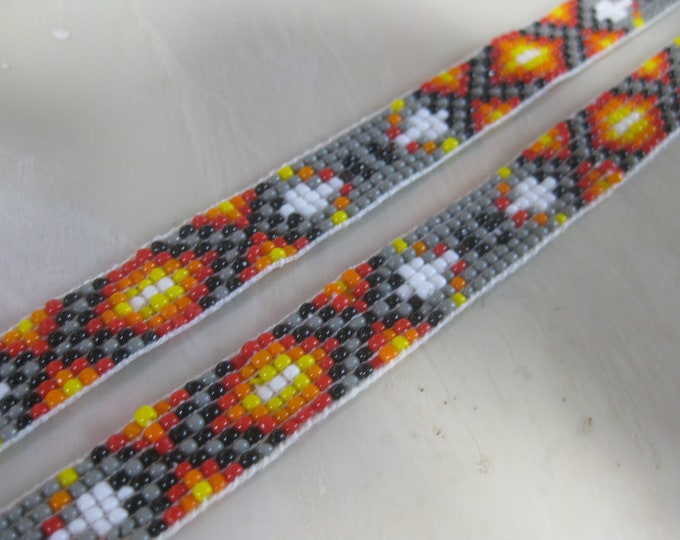 Beaded Strips Bead Work, Craft, Non-native, Sew On, 25 X 1/2 - Etsy