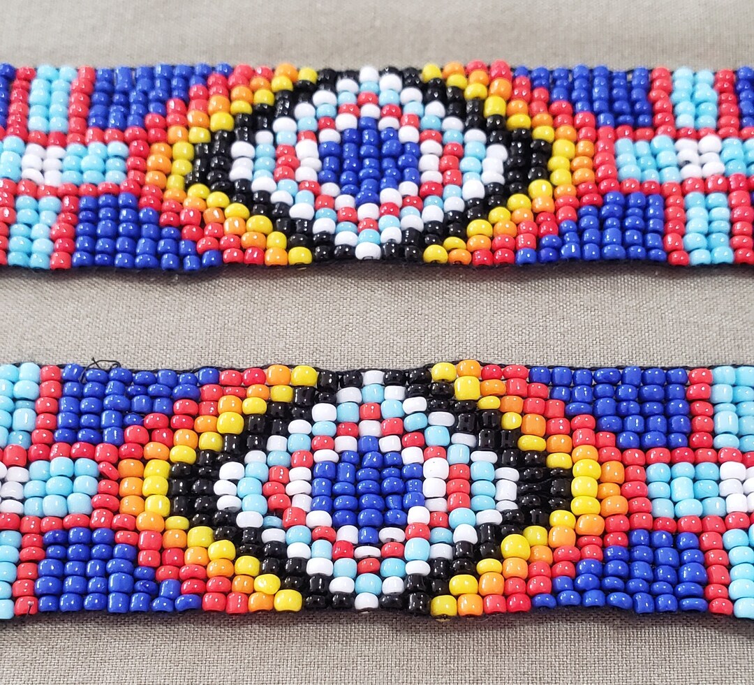 Beaded Strips - Bead Work, Craft, Non-native, Sew On, 25"x1" - Etsy