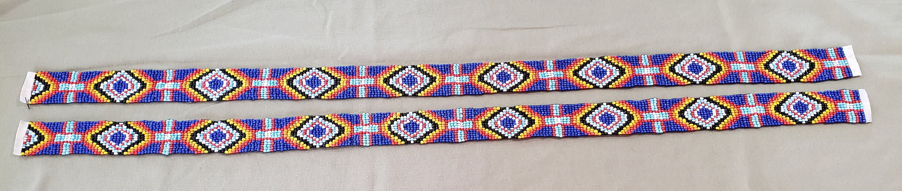 Beaded Strips Bead Work, Craft, Non-native, Sew On, 25x1 - Etsy
