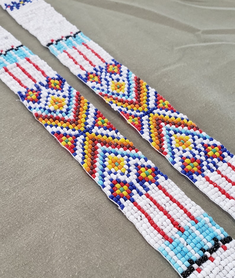Beaded Strips - Bead Work, Craft, Non-native, Sew On, 25+"x1" - Etsy