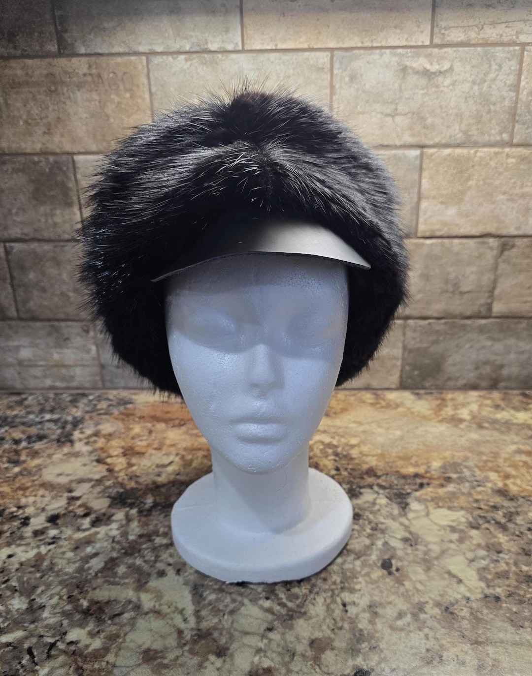 Handmade Dyed Black Beaver Hat With Leather Brim - Etsy