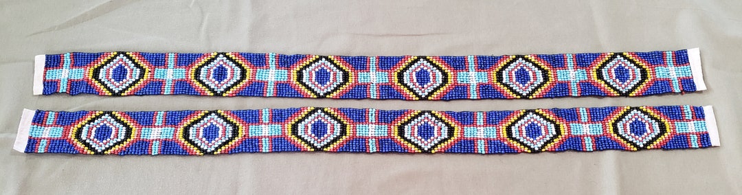 Beaded Strips - Bead Work, Craft, Non-native, Sew On, 20"x1.25" - Etsy