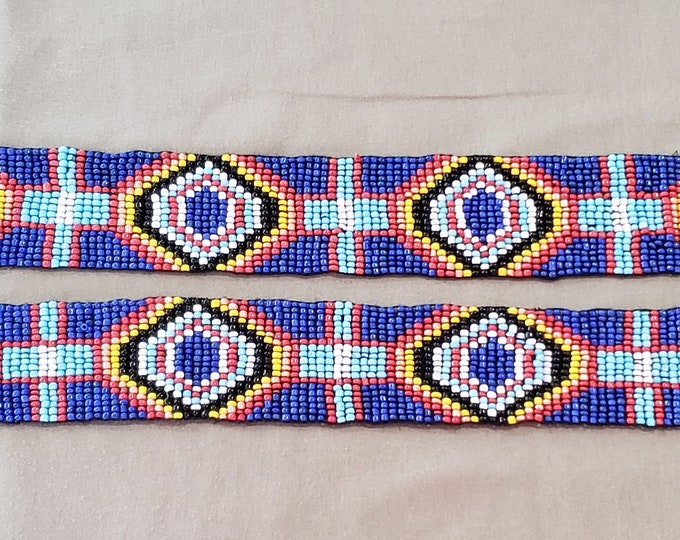Beaded Strips - Bead Work, Craft, Non-native, Sew On, 20"x1.25" - Etsy