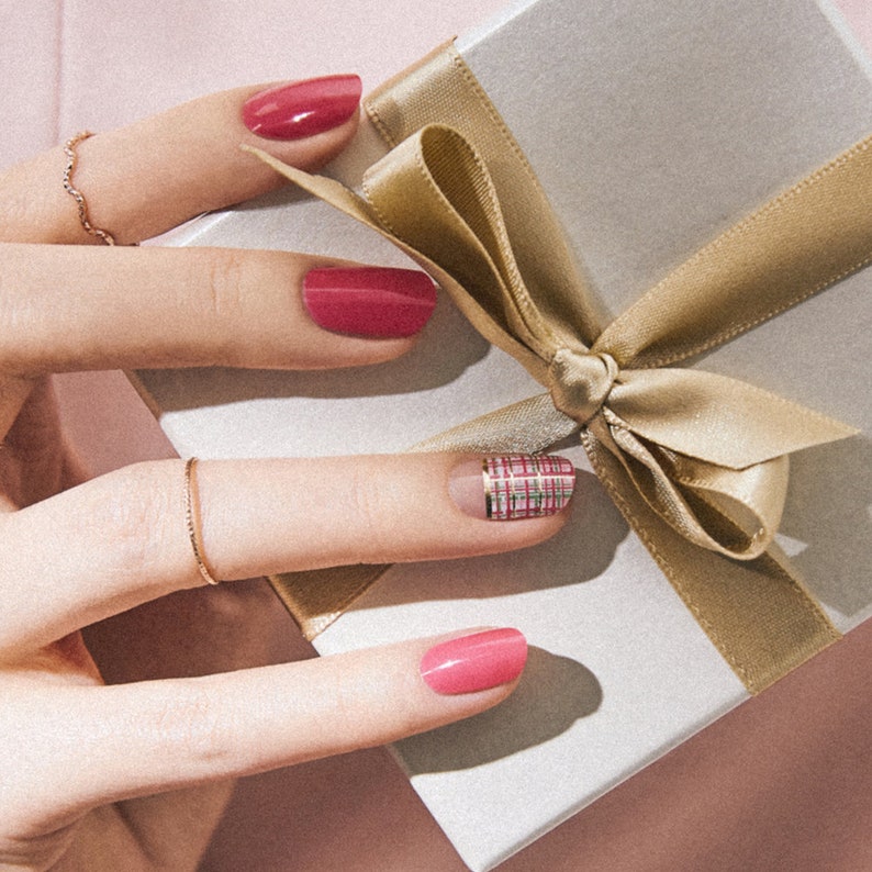 Check Nail Art / E90304 Comely / VIKA NAILJAM ECO Gel Nail | Etsy