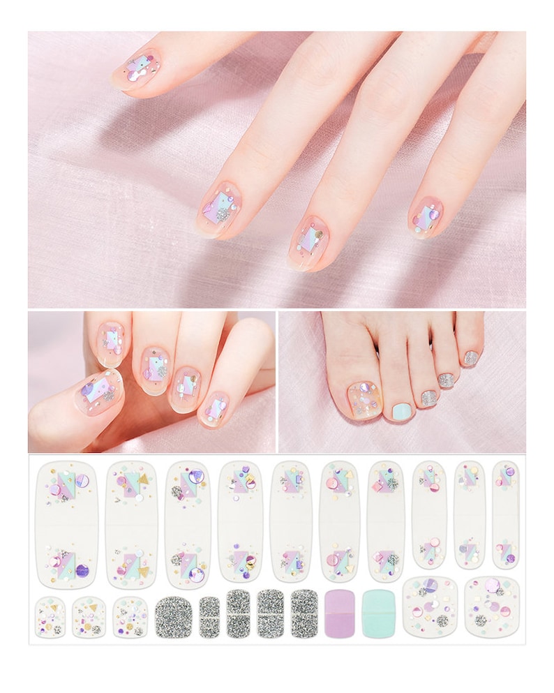 Graphic Design Nail Art / Dreamy Nail / 8S18 Fiesta / VIKA - Etsy