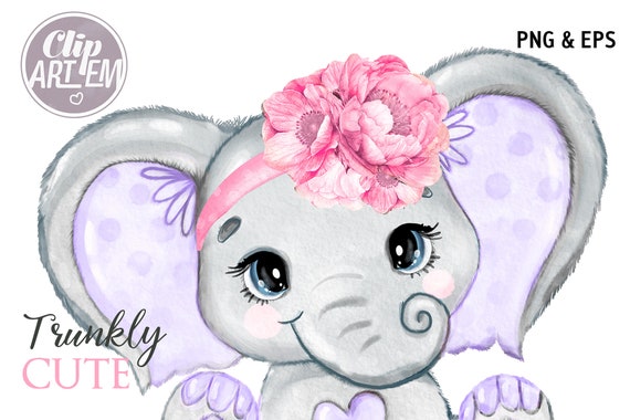 Pink Elephant Clip Art Free