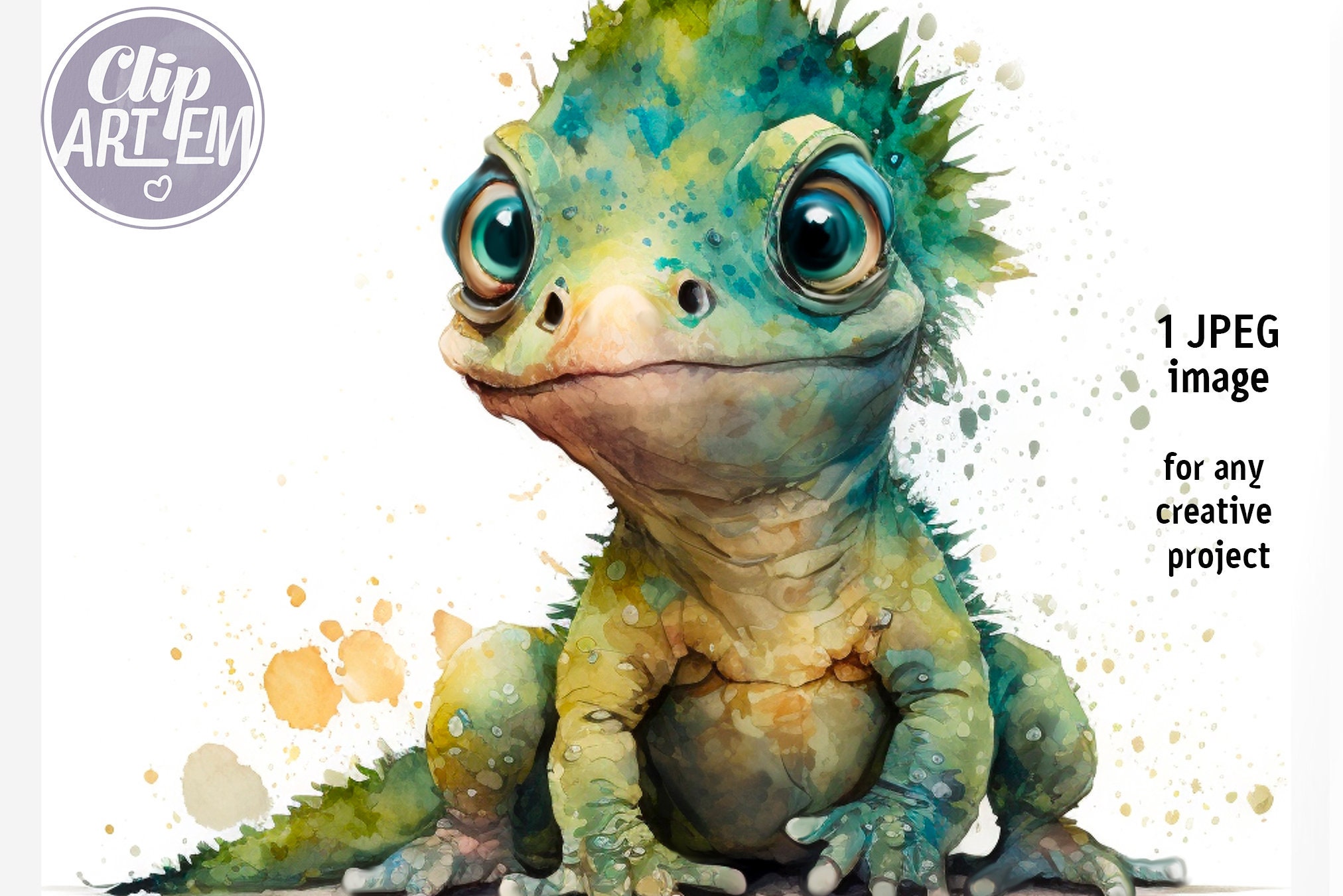 Green Lizard Clip Art