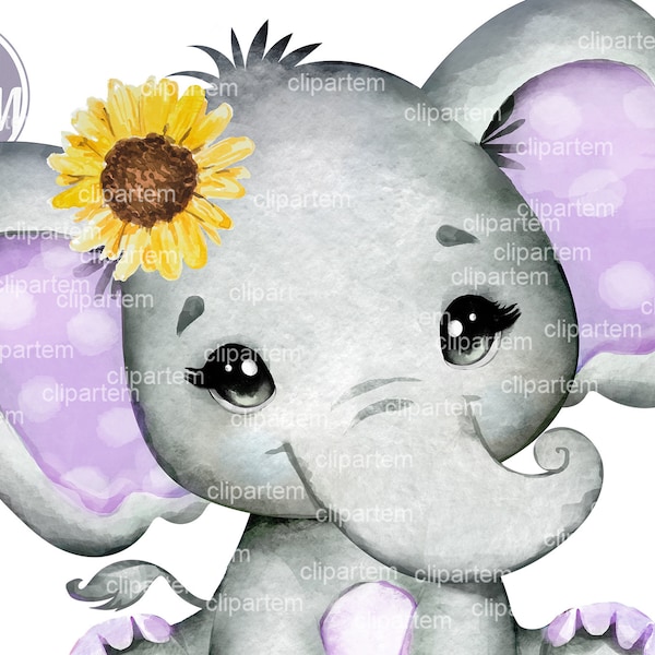 Sunflower Clip Art - Etsy