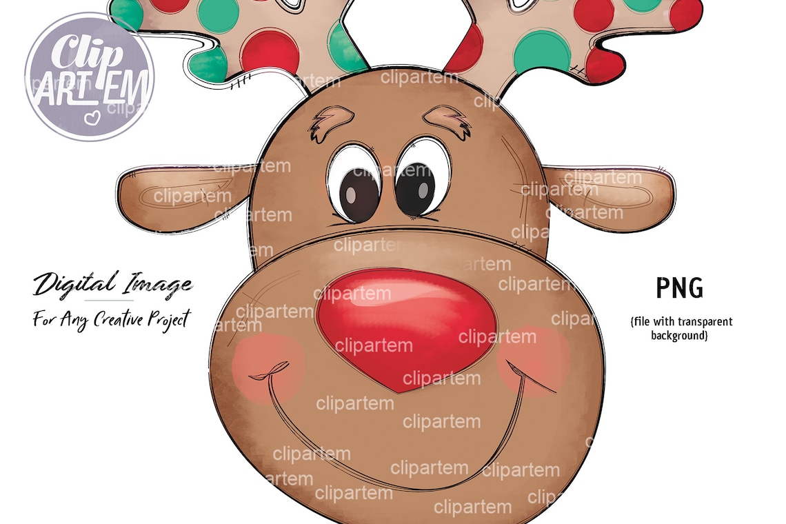 Reindeer Doodle PNG Clip Art Boy Reindeer Christmas Image Transfer ...