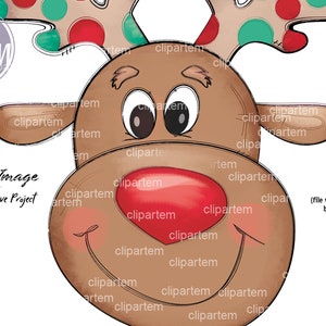 Reindeer Doodle PNG Clip Art Boy Reindeer Christmas Image Transfer ...