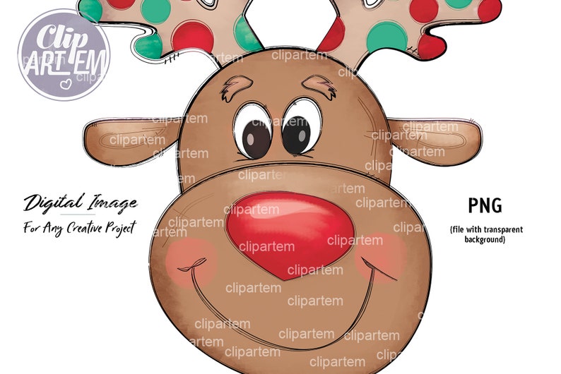 Reindeer Doodle PNG Clip Art Boy Reindeer Christmas Image Transfer ...