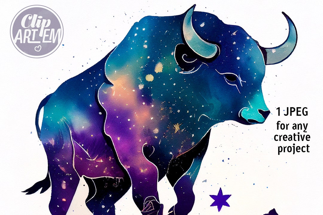 Taurus Home Decor Idea Printable Wall Art, Digital Print, Image, Zodiac ...