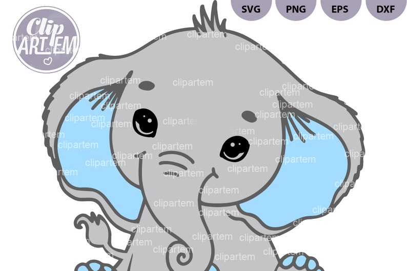 Super Cute Boy Elephant SVG Cutting File for Cricut - Etsy