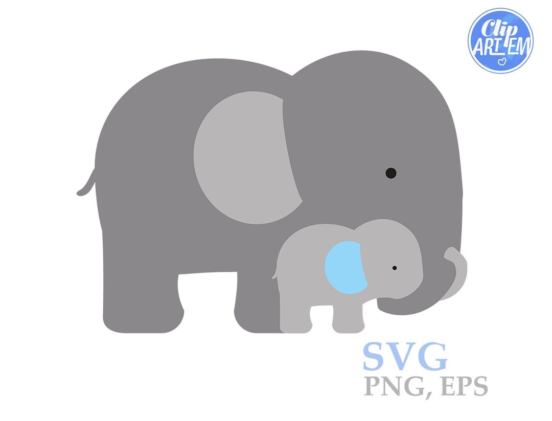 Baby Boy Elephant Svg, Daddy Baby, Simple and Super Cute, Infant Baby ...