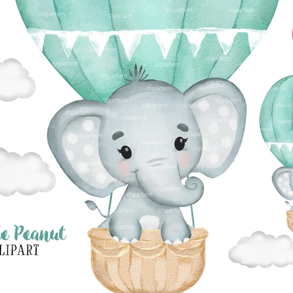 Air Balloon Clip Art - Etsy