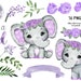 Pink Baby Elephant Clip Art, Watercolor Very Cute Little Peanut,pink ...