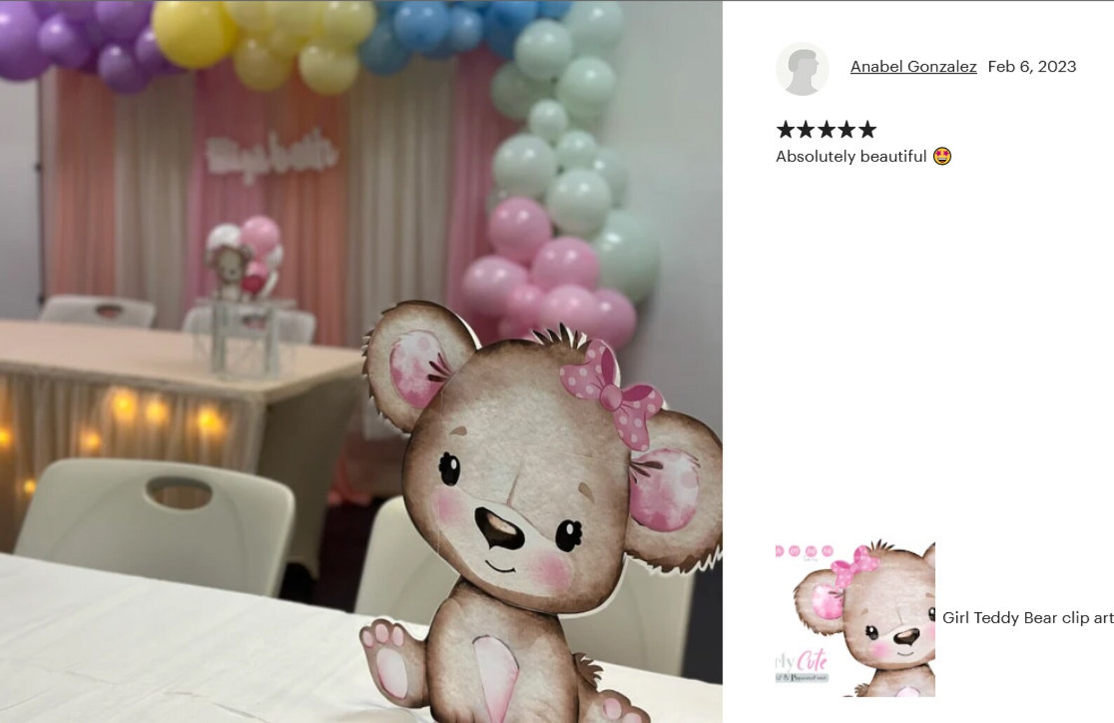 Girl Teddy Bear Clip Art Brown Pink Cute Baby Girl Bear - Etsy