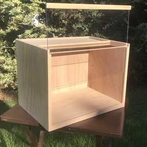 Fully Assembled Unfinished Diorama / Room Box — Red Oak Plywood - Etsy