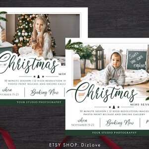 Christmas Mini Session Template, Christmas Minis, Holiday Mini Session ...