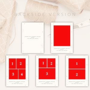 Christmas Card Template Bundle, Holiday Card Bundle, Christmas Card ...