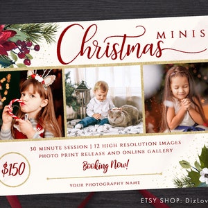 Christmas Minis Marketing Bundle Christmas Mini - Etsy