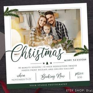 Christmas Mini Session Template, Christmas Minis, Holiday Mini Session ...