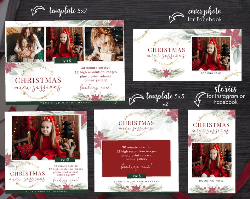 Christmas Mini Session Marketing Bundle Christmas Marketing - Etsy