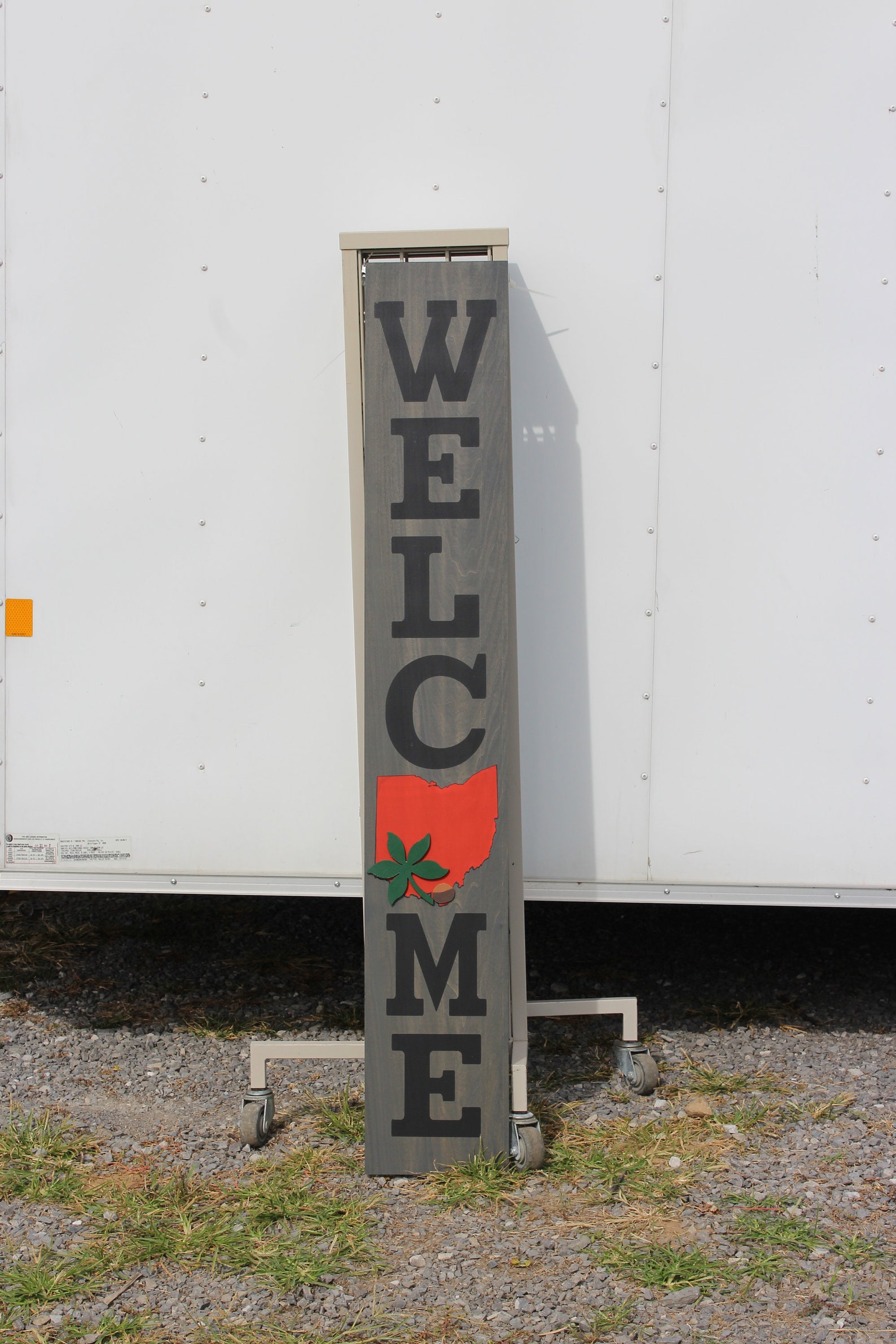 Ohio State Welcome sign Wood Welcome sign State of Ohio | Etsy