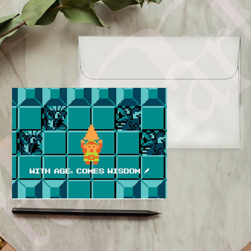 Nintendo Birthday Card - Etsy