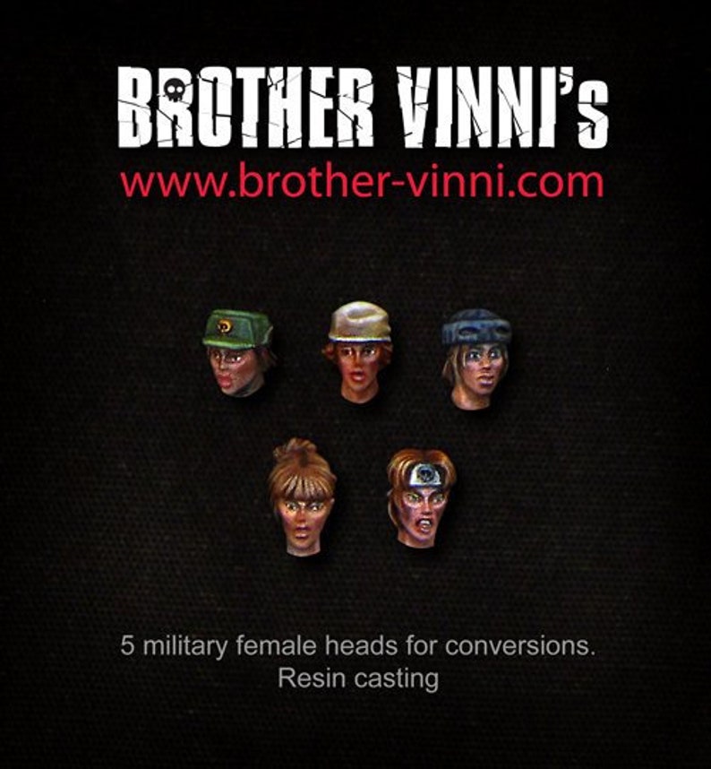 Catachan Female Heads warhammer 40k warhammer 40k astra | Etsy