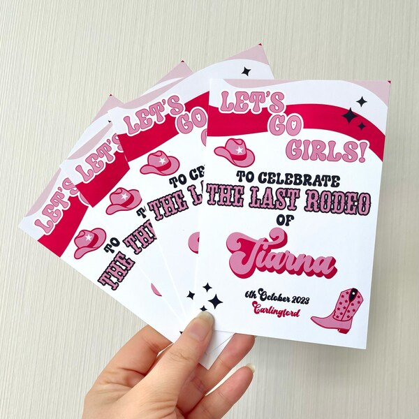 Last Rodeo Hen Party - Etsy Australia