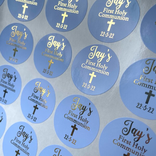 Communion Stickers - Etsy